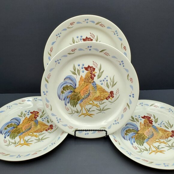 Corelle | Dining | Corelle Country Morning Rooster Hen Chicken Dinner ...